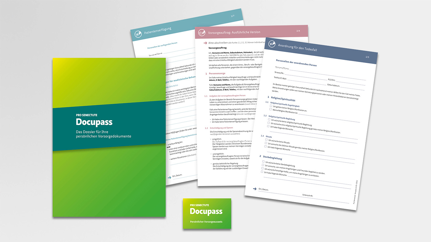 DOCUPASS – Ihre Patientenverfügung von Pro Senectute
